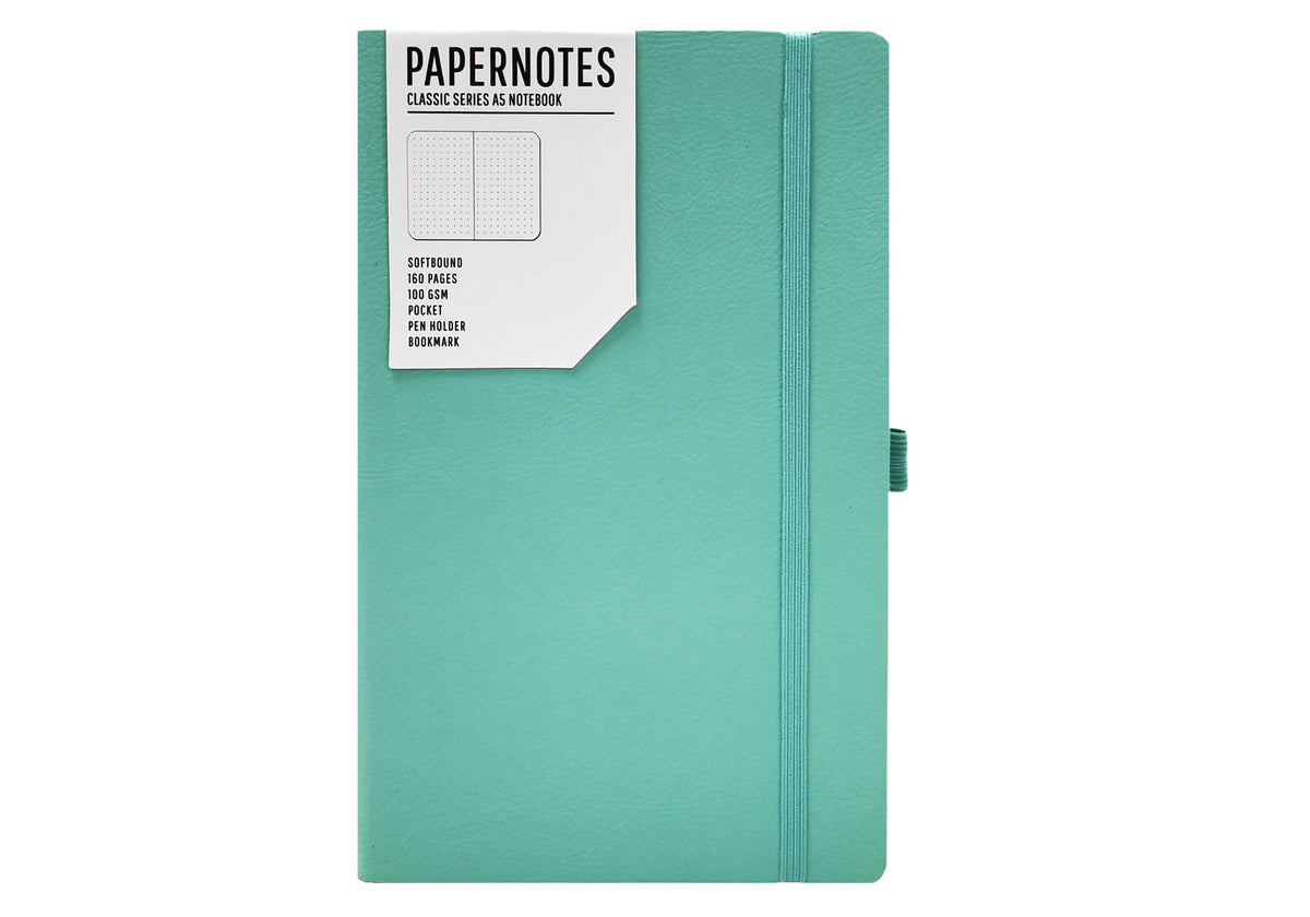 Classic Series A5 Notebook (Seafoam Green) – Papernotes | Incredible ...