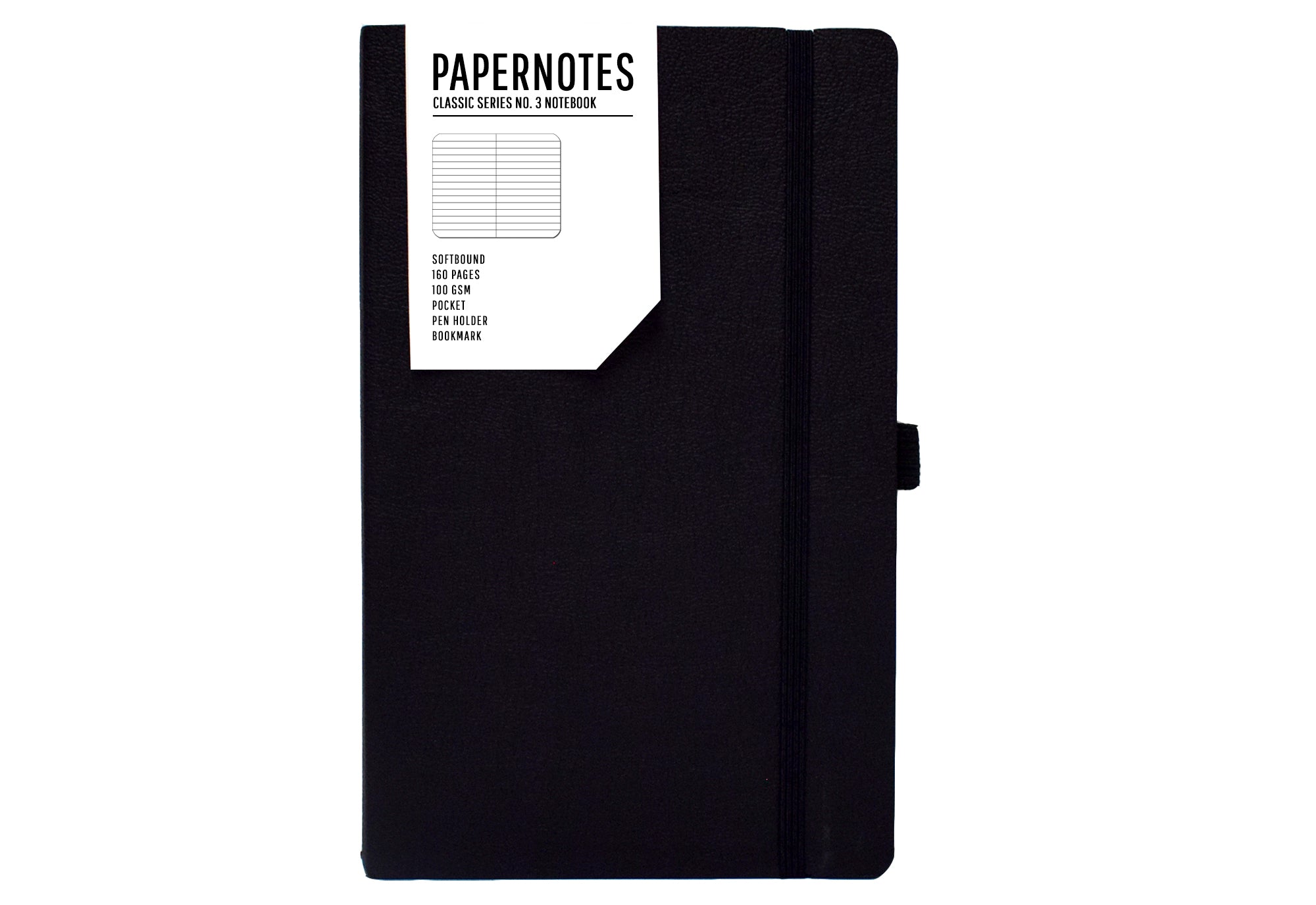 Classic Series A5 Notebook (Black) – Papernotes | Incredible Journals ...